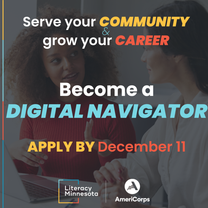 Digital Navigation Corps | Literacy Minnesota